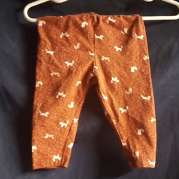 child of mine | Bottoms | Cute Baby Girl Pants Size 36m Foxes And Pink ...